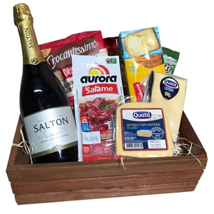 Cesta Queijos e Vinho Happy Hour