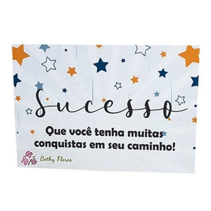 Cartão Sucesso Estrela