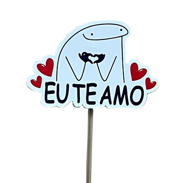 Plaquinha Flork Eu Te Amo